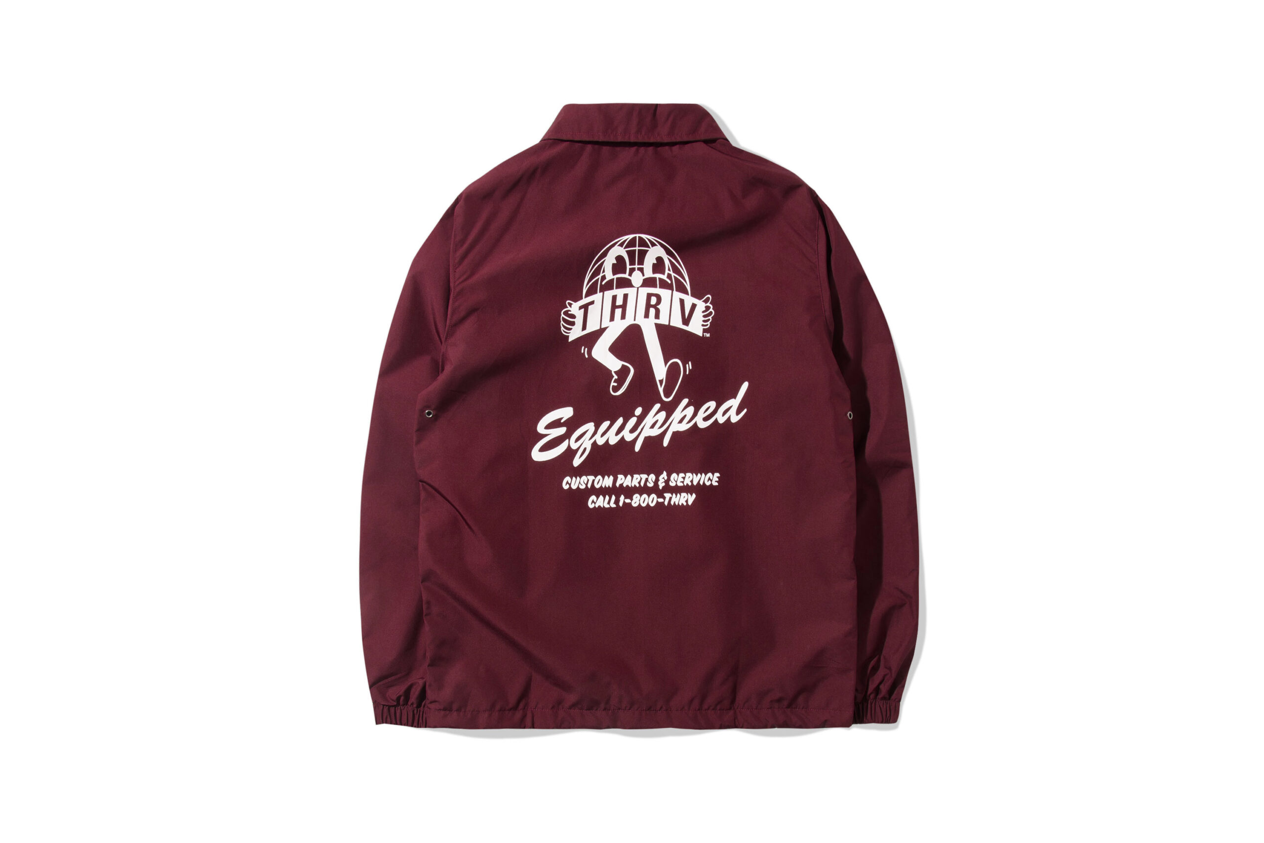 Globetrotter Maroon Coach Jacket : Thrive Motorcycle